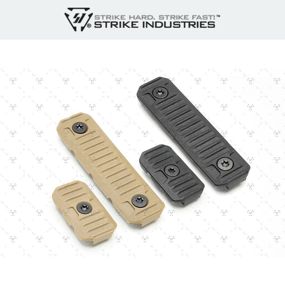 Strike M-LOK Cable Management Covers - Long or Short レイルカバー【ブラック/フラットダ