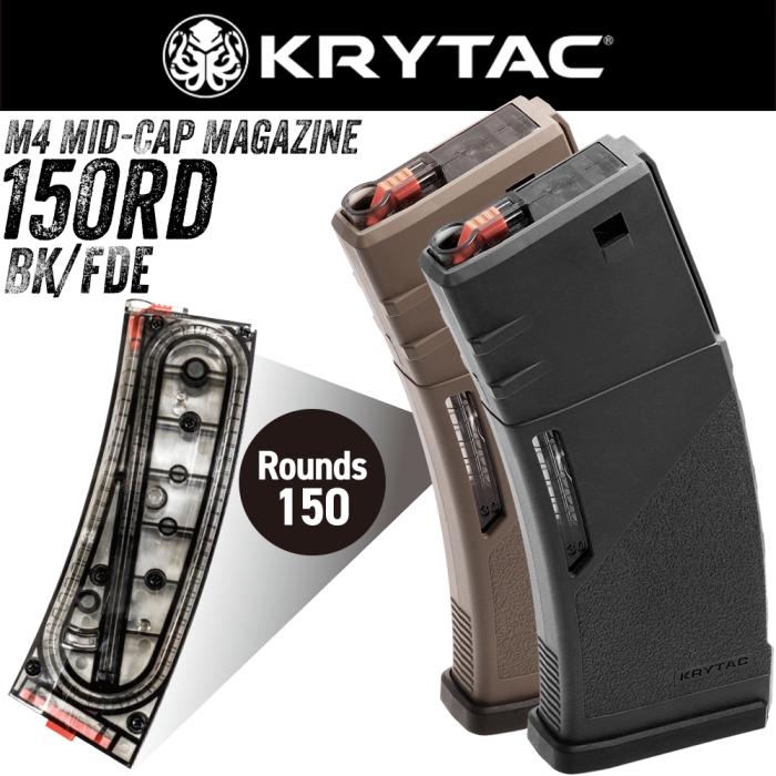 KRYTAC 150rd M4 Mid-Cap Magazine 1pcs